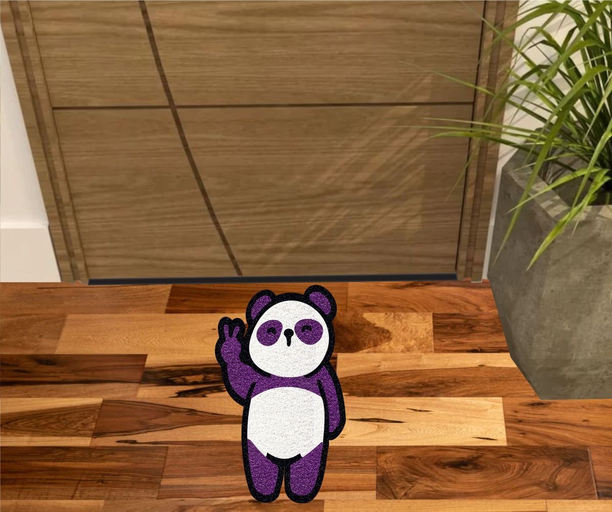 Tapete Decoração Animal Panda no Formato | MadeiraMadeira