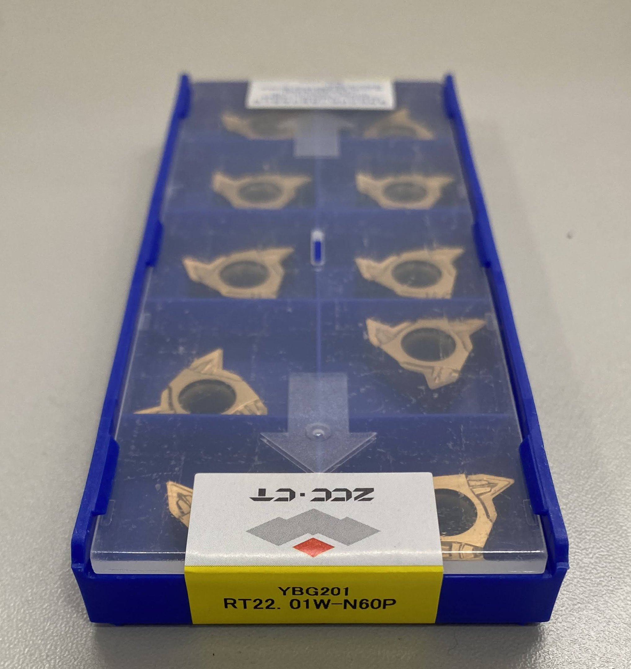 Inserto Pastilha Rt22 01w N60p Zcc Rosca Externa 60º P Torno ...