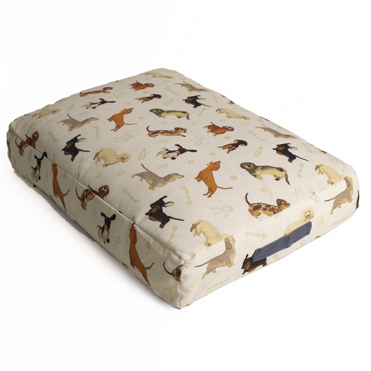 Cama para Cachorro e Gato Futon Pet Grande Zíper Lavavel Banana Rosa ...