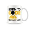 Caneca Born To Code | MadeiraMadeira
