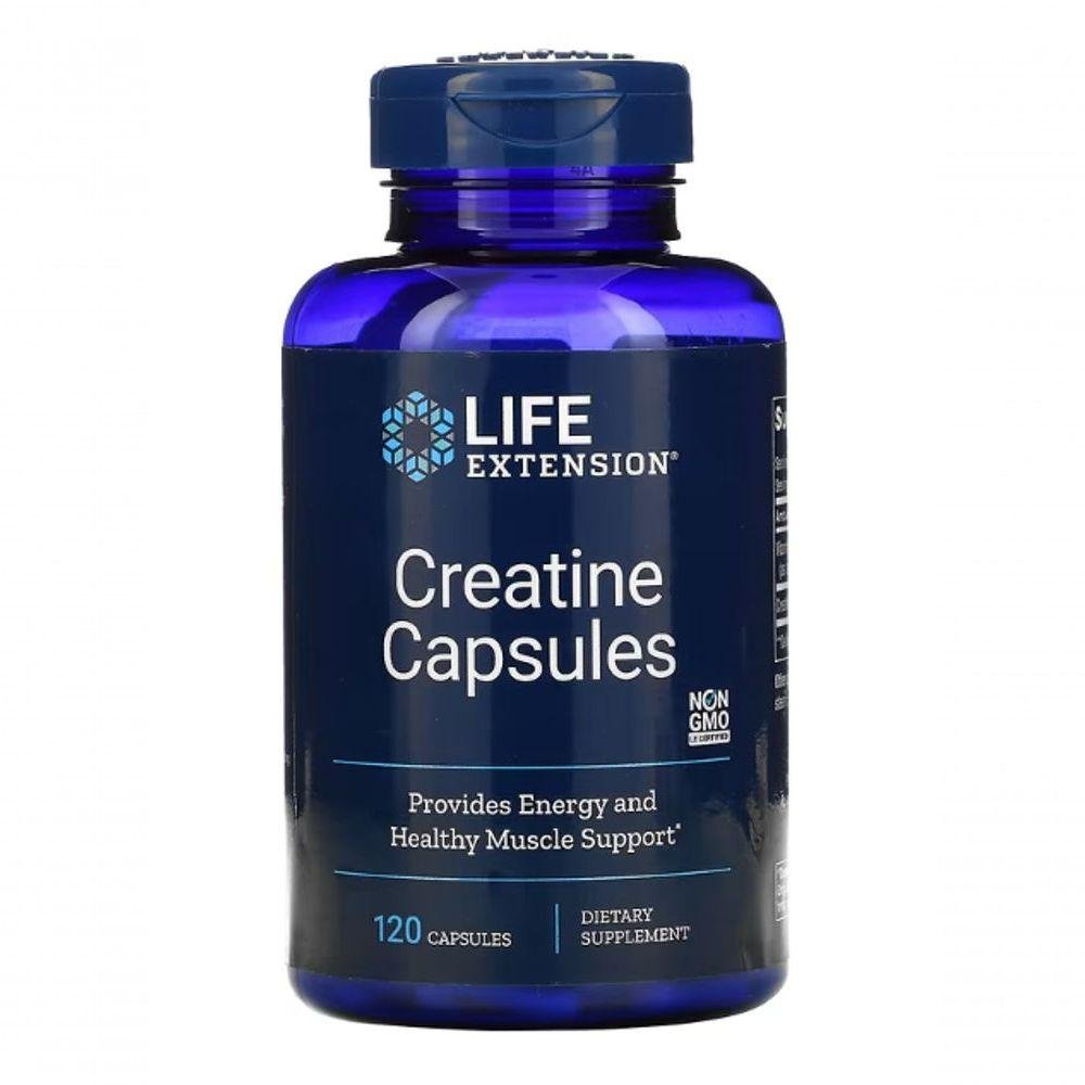 Creatina, 1000mg, 120 Cápsulas, Life Extension | MadeiraMadeira