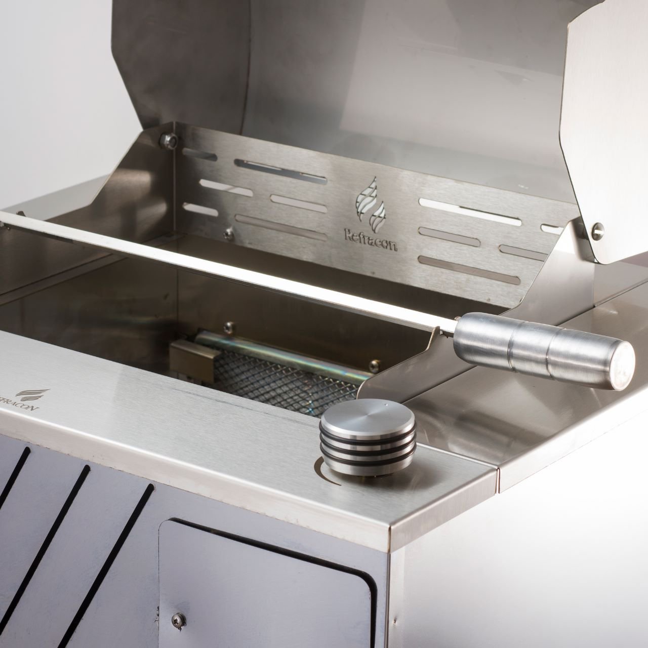 Mini Steak Churrasqueira Gás De Embutir Em Inox 304 com Tampa Abafador ...