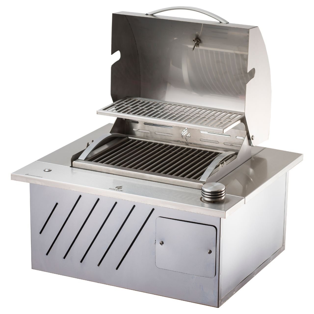 Mini Steak Churrasqueira Gás De Embutir Em Inox 304 com Tampa Abafador ...