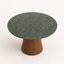 Mesa de Jantar Cone Redondo 160 cm Tampo Mármore Verde Guatemala Base ...