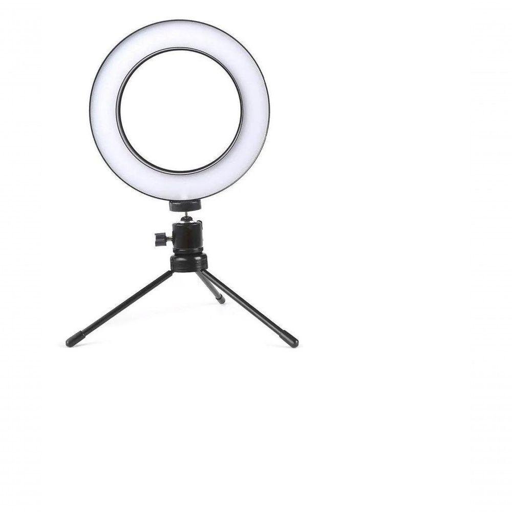 Iluminador Ring Light 16 Cm Kit Youtuber | MadeiraMadeira
