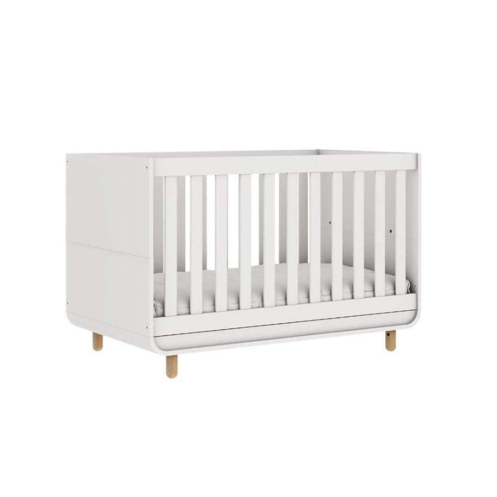 Berço Mini Cama Barquinho Branco Carolina Baby | MadeiraMadeira