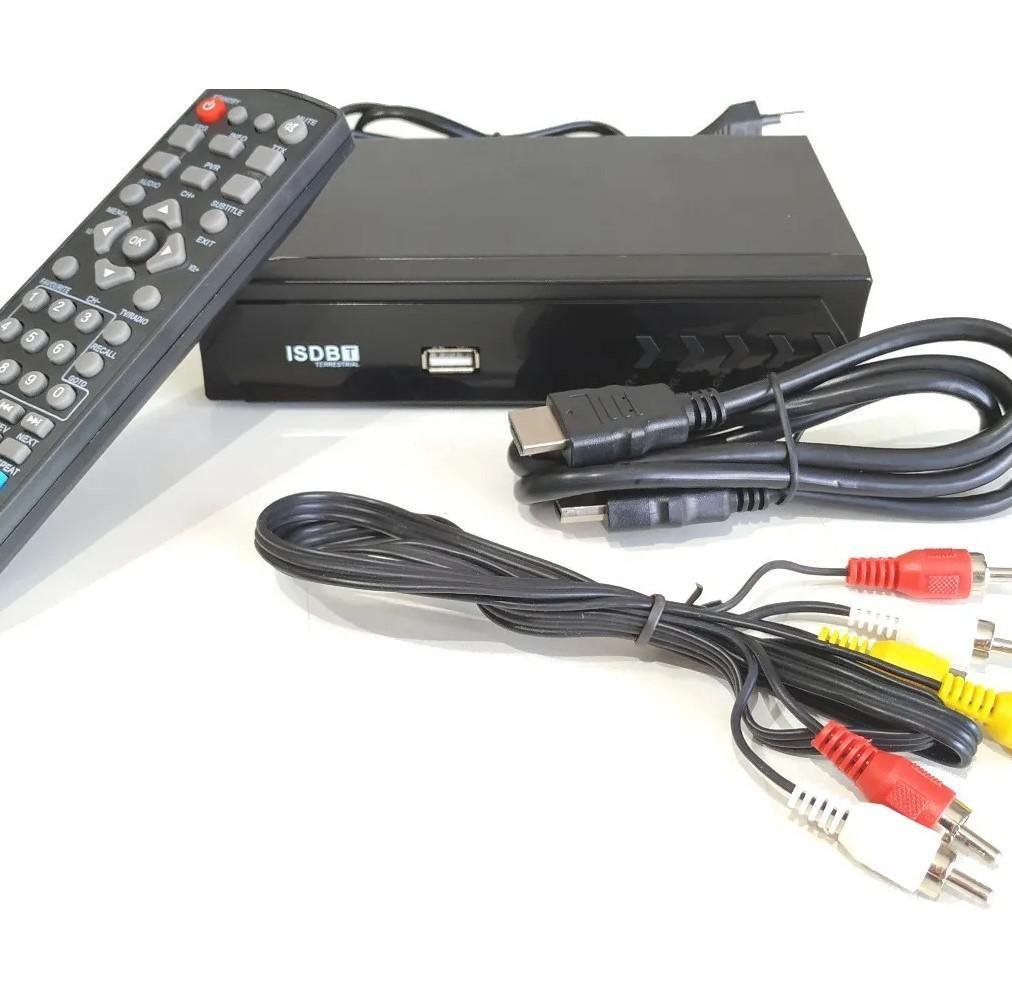 Receptor Tv Digital Multimídia Com Gravador Set Top Box | MadeiraMadeira