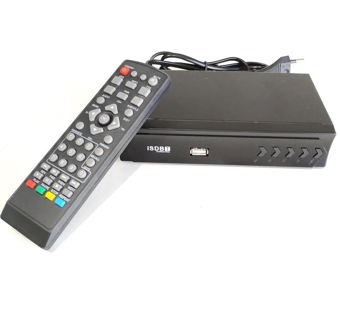 Receptor Tv Digital Multimídia Com Gravador Set Top Box | MadeiraMadeira