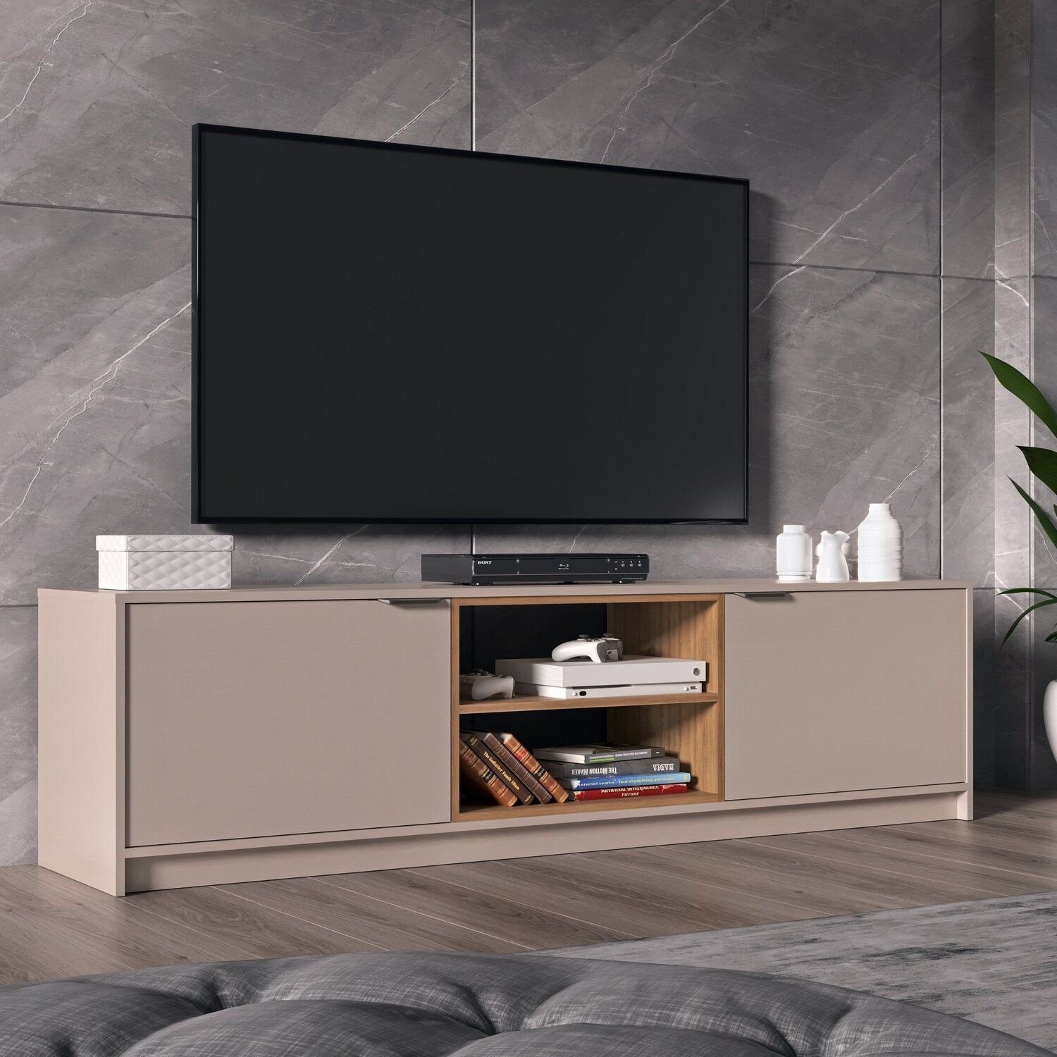 Rack para Tv 60 Polegadas 180x48 Cm | MadeiraMadeira