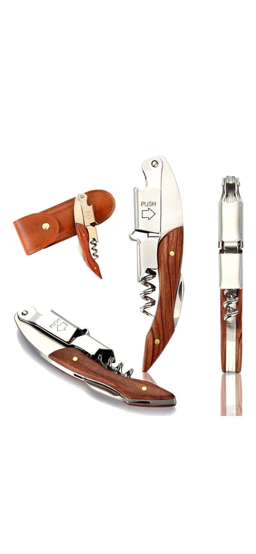 Saca-rolhas Abridor Sommelier Profissional | MadeiraMadeira