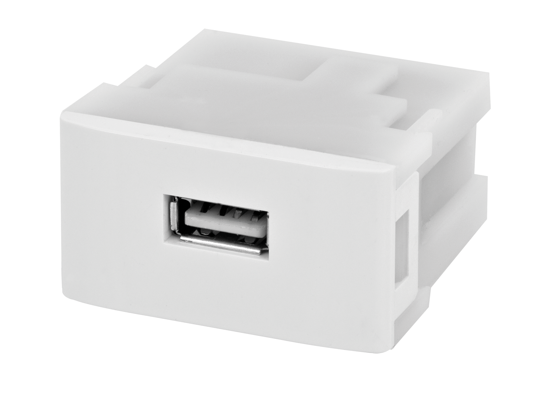 MODULO TOMADA USB 1,5A BIVOLT LINHA 50000 BRANCO PEZZI | MadeiraMadeira