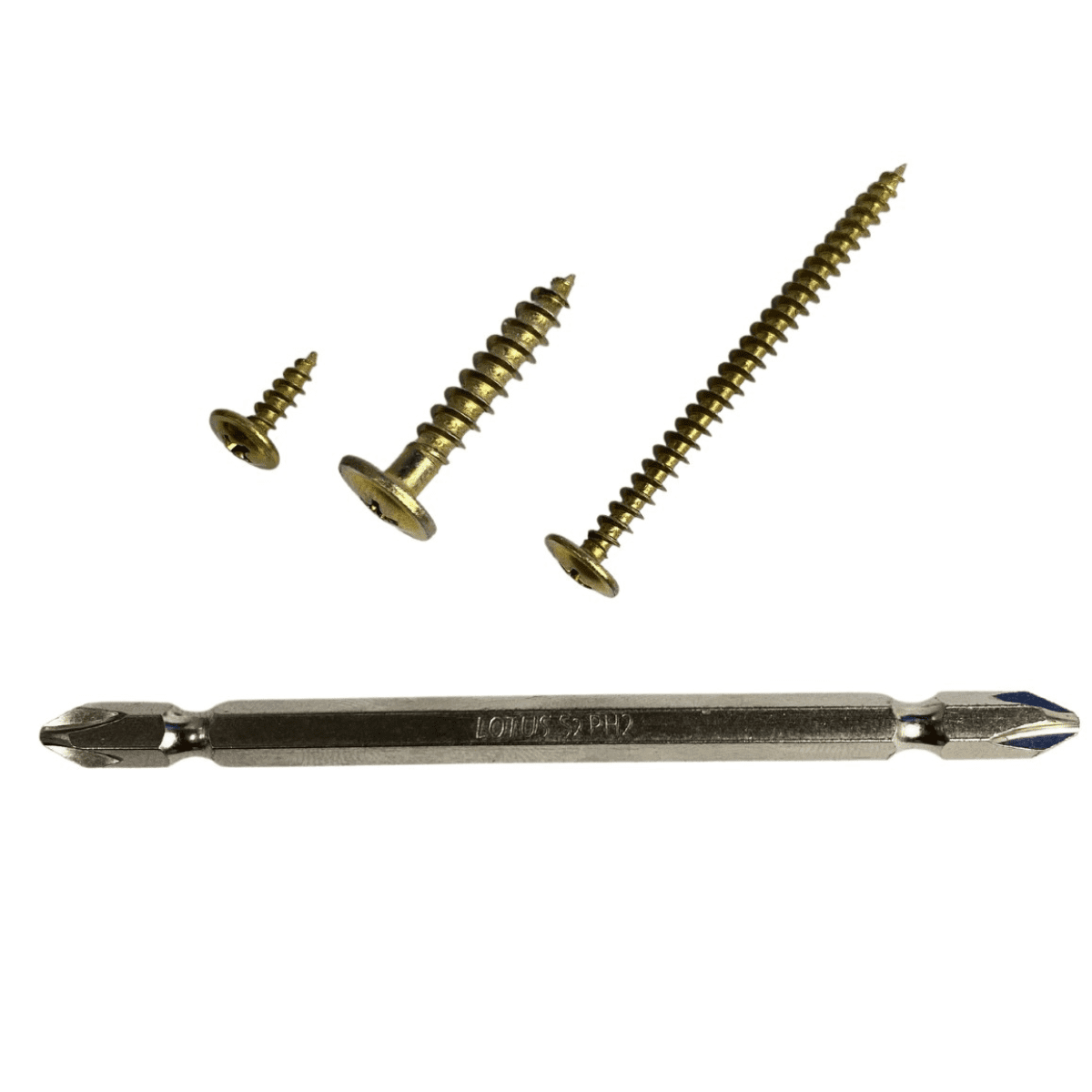 Parafuso Chipboard Cabeça Ph 3,0x25 500und + Bits S2 Ph2 Newfix ...