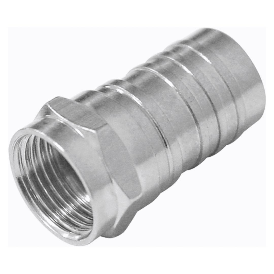 Conector Rg6/1 Fêmea com Grip Anexado com 100 Peças | MadeiraMadeira