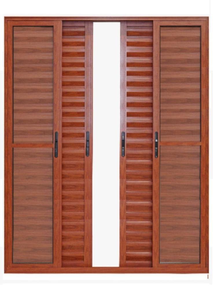 Porta Balcão Veneziana 06 Folhas madeirado Maxx - 210x150 | MadeiraMadeira