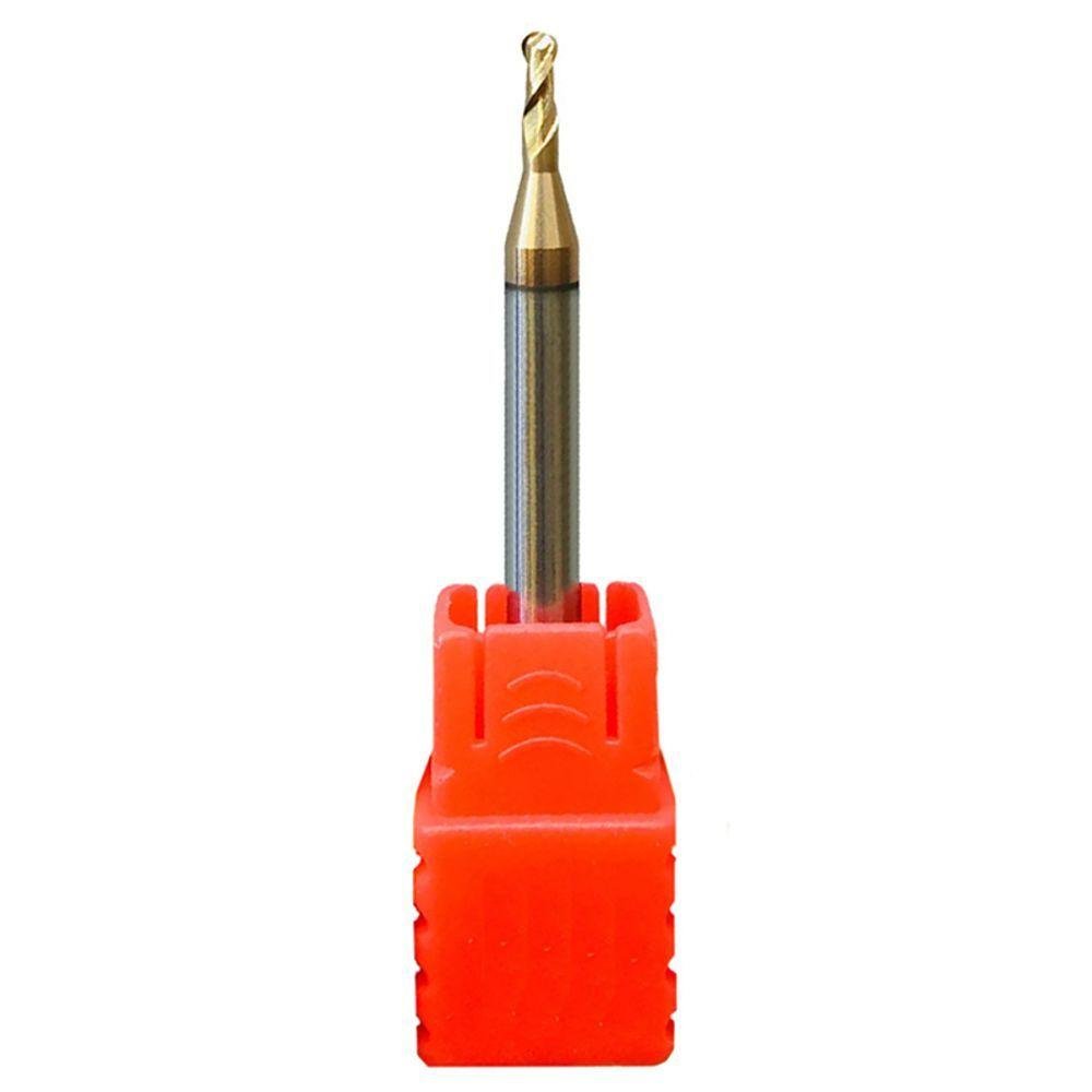 Fresa Topo Esférico Metal Duro 2,0 X 75mm - 2c Longa 55hrc | MadeiraMadeira