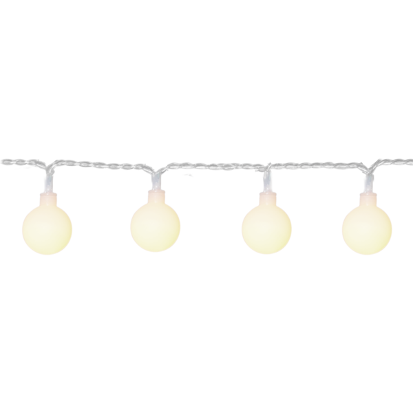 Fio de luz 10 leds à pilha AA Lâmpadas com capa de 2cm Fio com ...