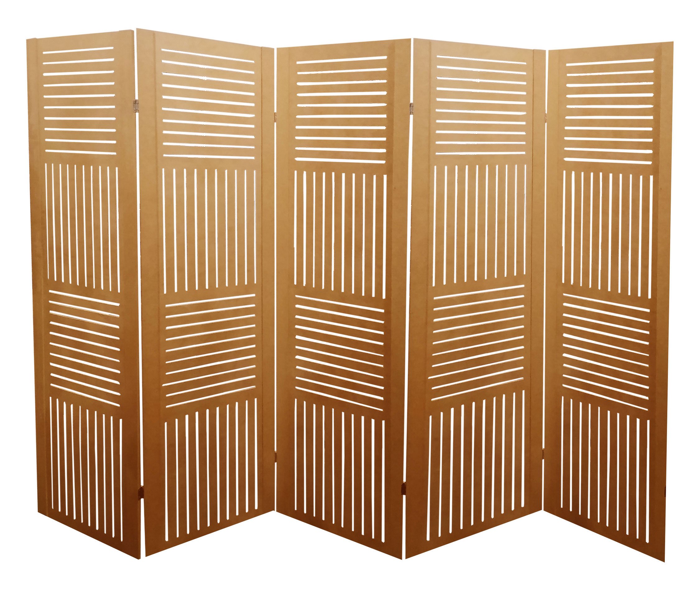 Biombo RJ 5 Folhas sem Pezinhos | MadeiraMadeira
