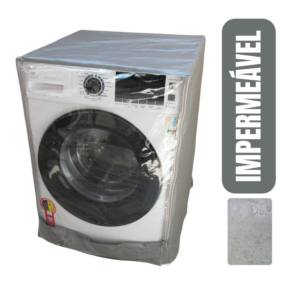 Capa Lava e Seca Samsung 11kg Abertura Transparente Zíper | MadeiraMadeira