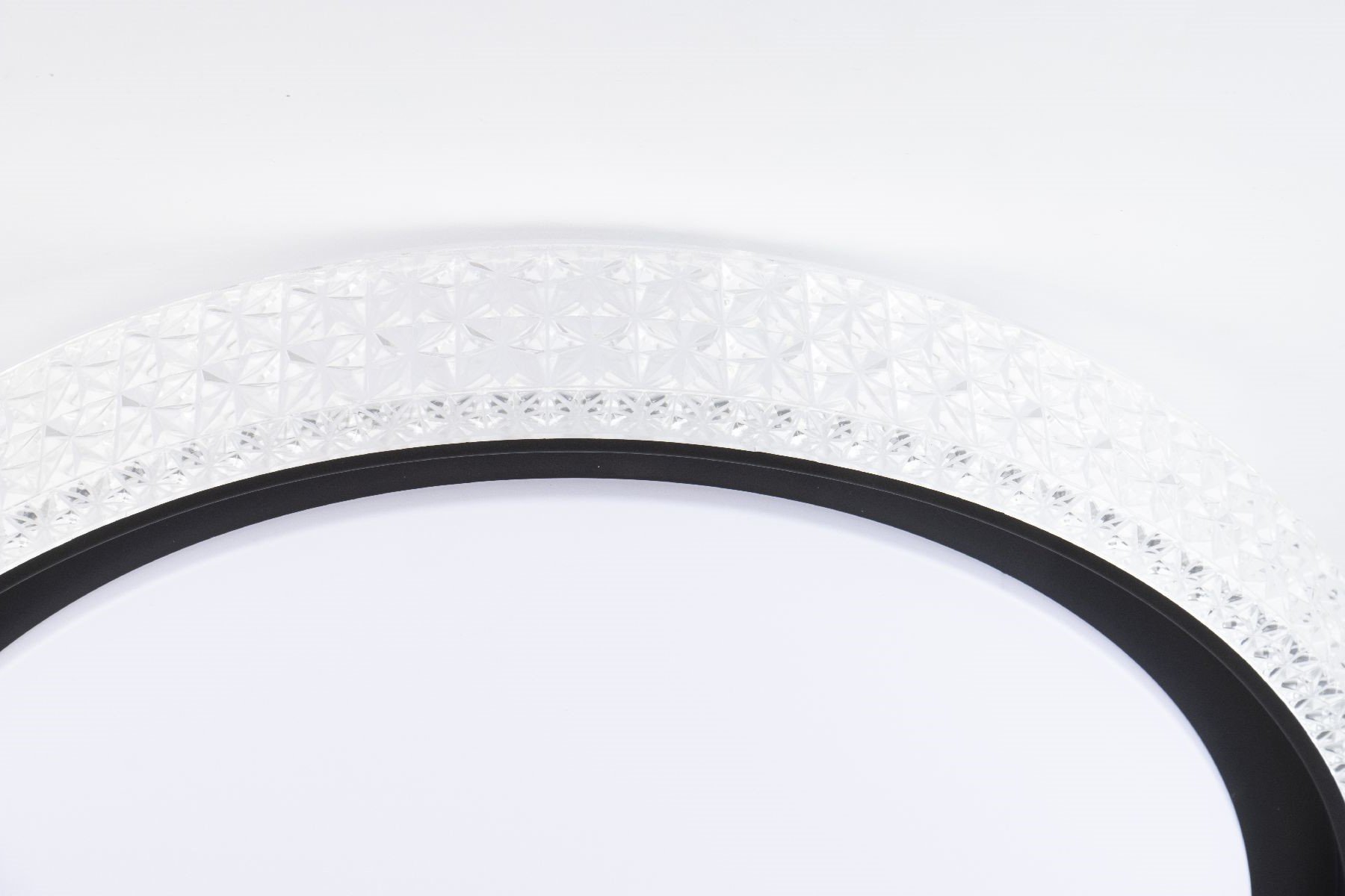 Plafon Led Redondo Kenle 50cm Com Controle Remoto Nordecor Preto ...