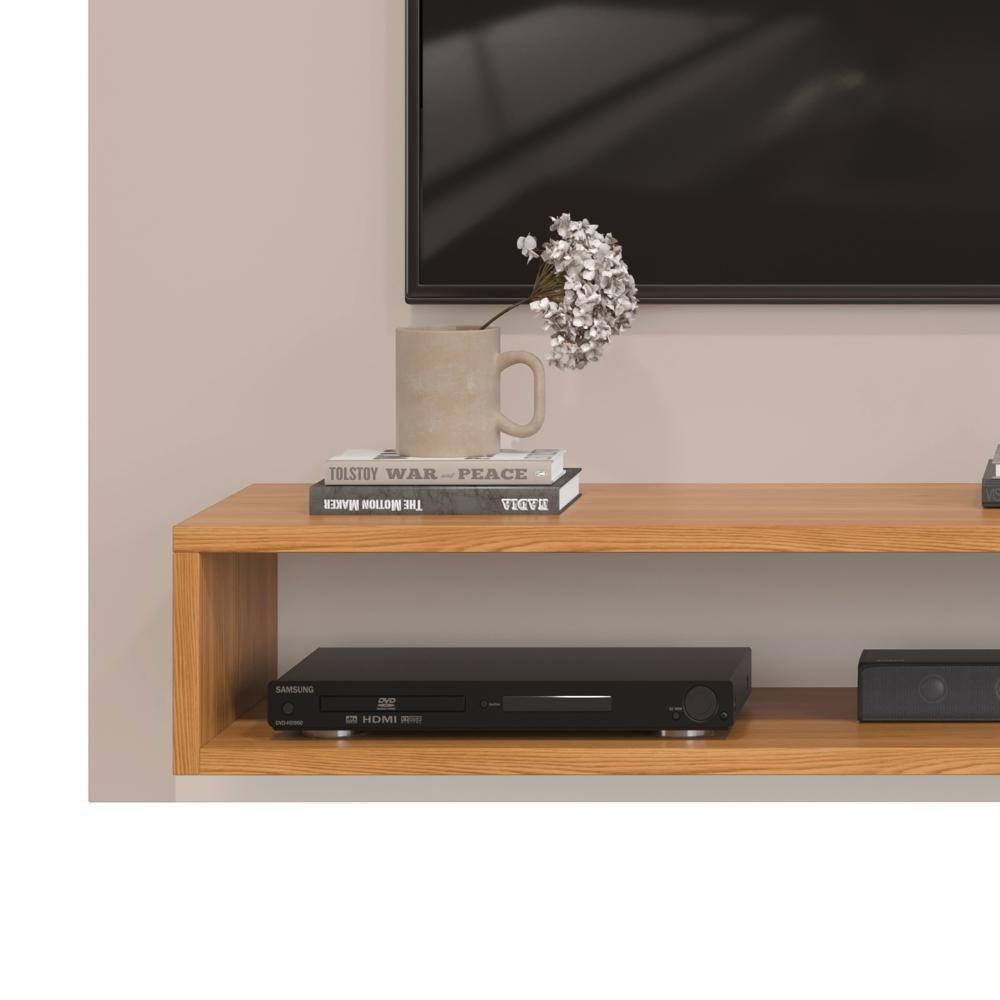 Painel Para Tv Nando De Até 50 Polegadas Carvalho Nobre/griz ...