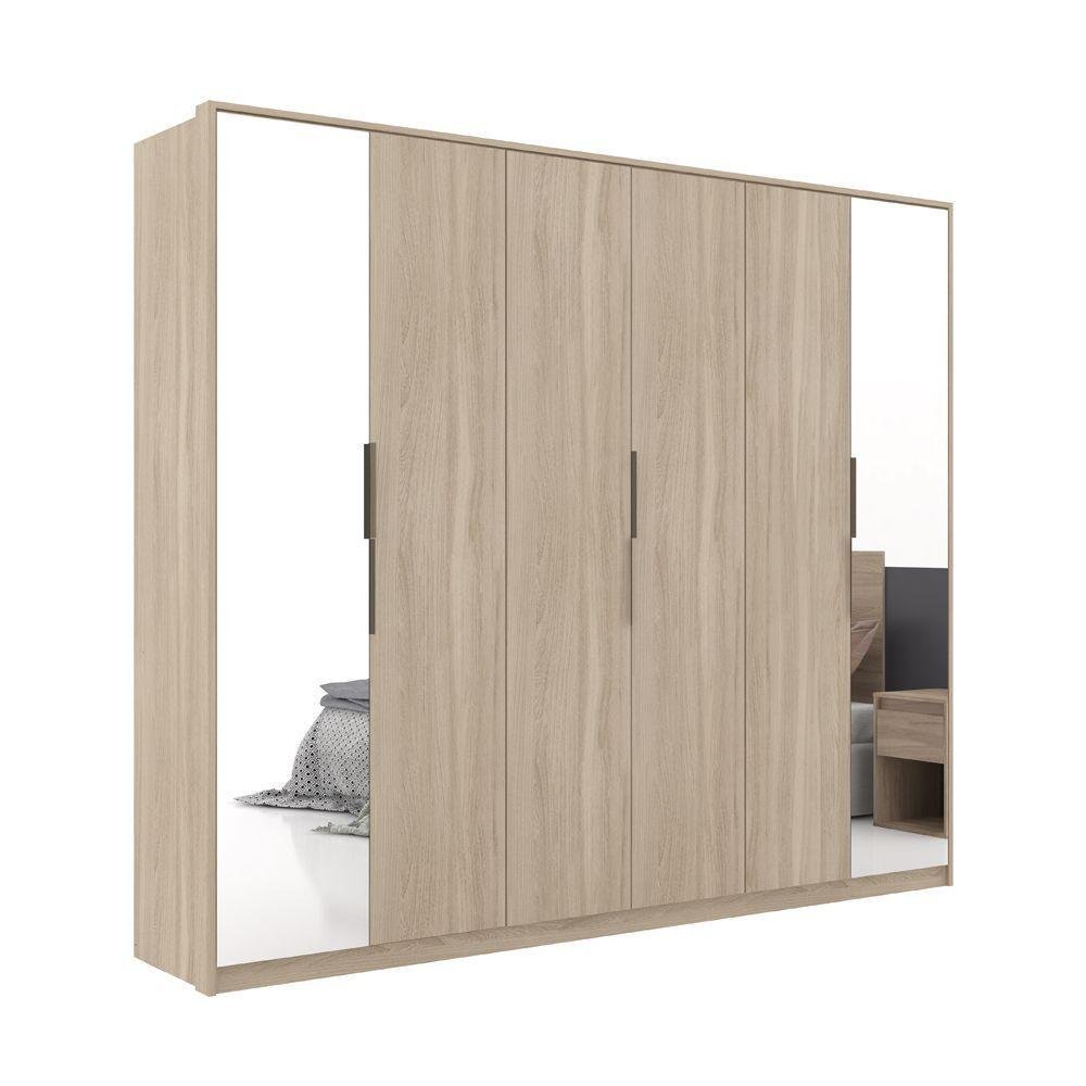 Guarda Roupa Casal Atrice 6 Portas Demartêz Avena | MadeiraMadeira