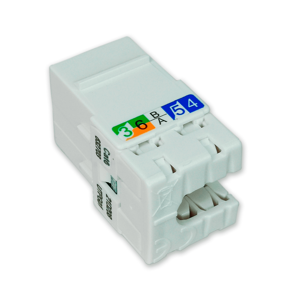 Conexão Cabo De Rede Keystone RJ45 Cat6 Legrand | MadeiraMadeira