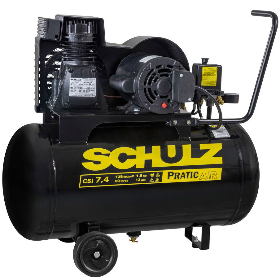 Compressor Ar Schulz Pratic Air Portatil Csi 7.4/50l 1,5cv Csi 7,4-50l | MadeiraMadeira