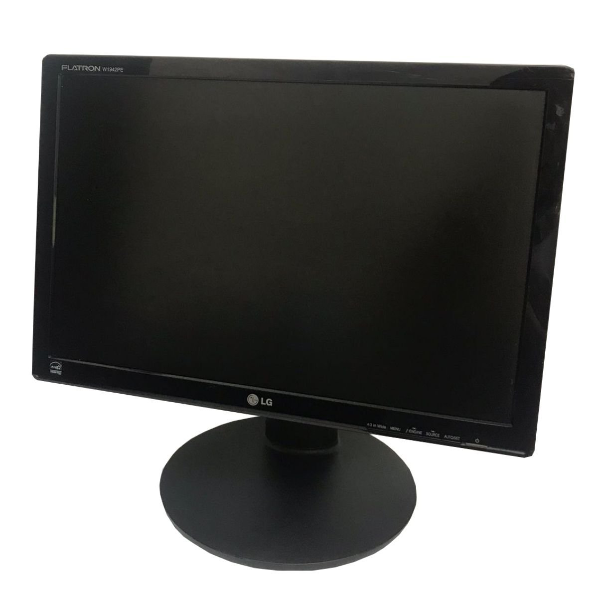 Monitor LG 19 Polegadas Widescreen Black Piano VGA, DVI|Horizontal/Vertical | MadeiraMadeira