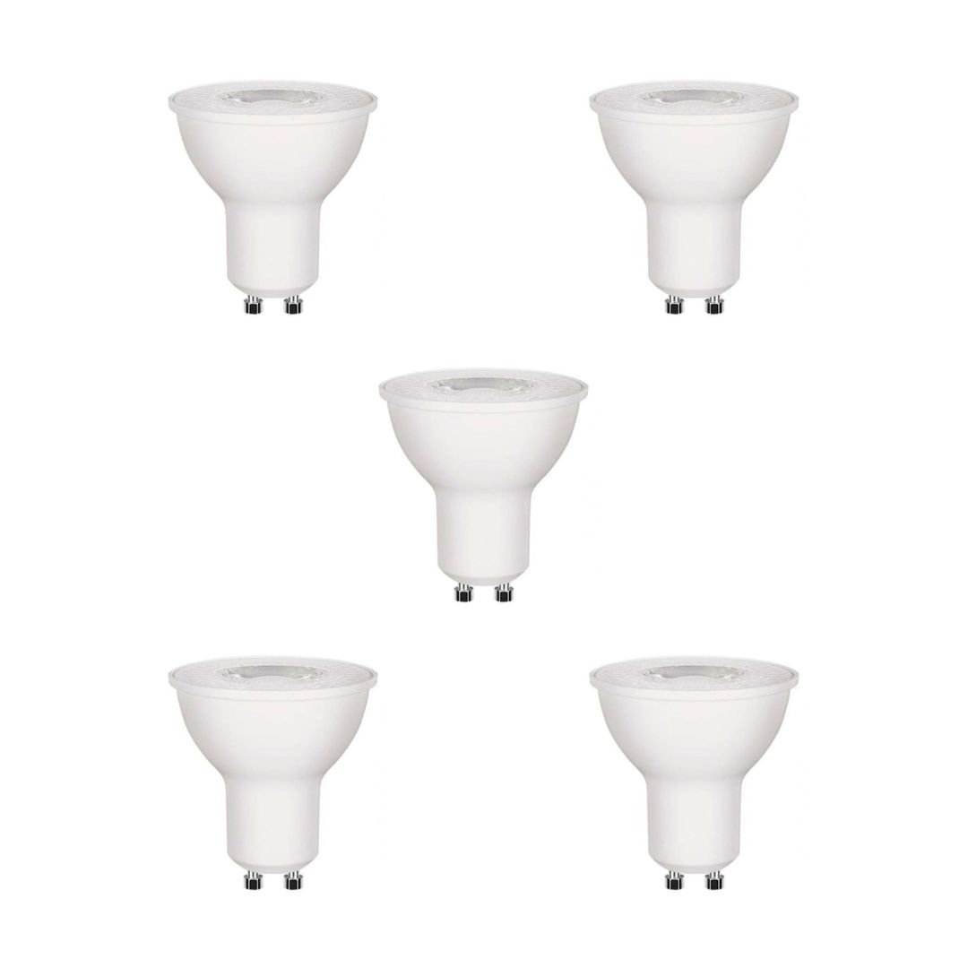 Kit 5 Lâmpadas Led Dicroica MR16 ECO 4W Bivolt 3000K Branco Quente Stella | MadeiraMadeira