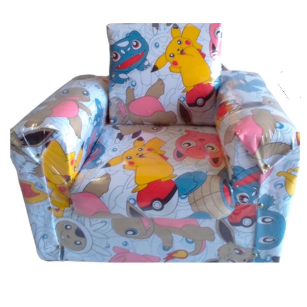Sofazinho Infantil Pikachu - Central Norte Madeiras Sofazinho Infantil ...