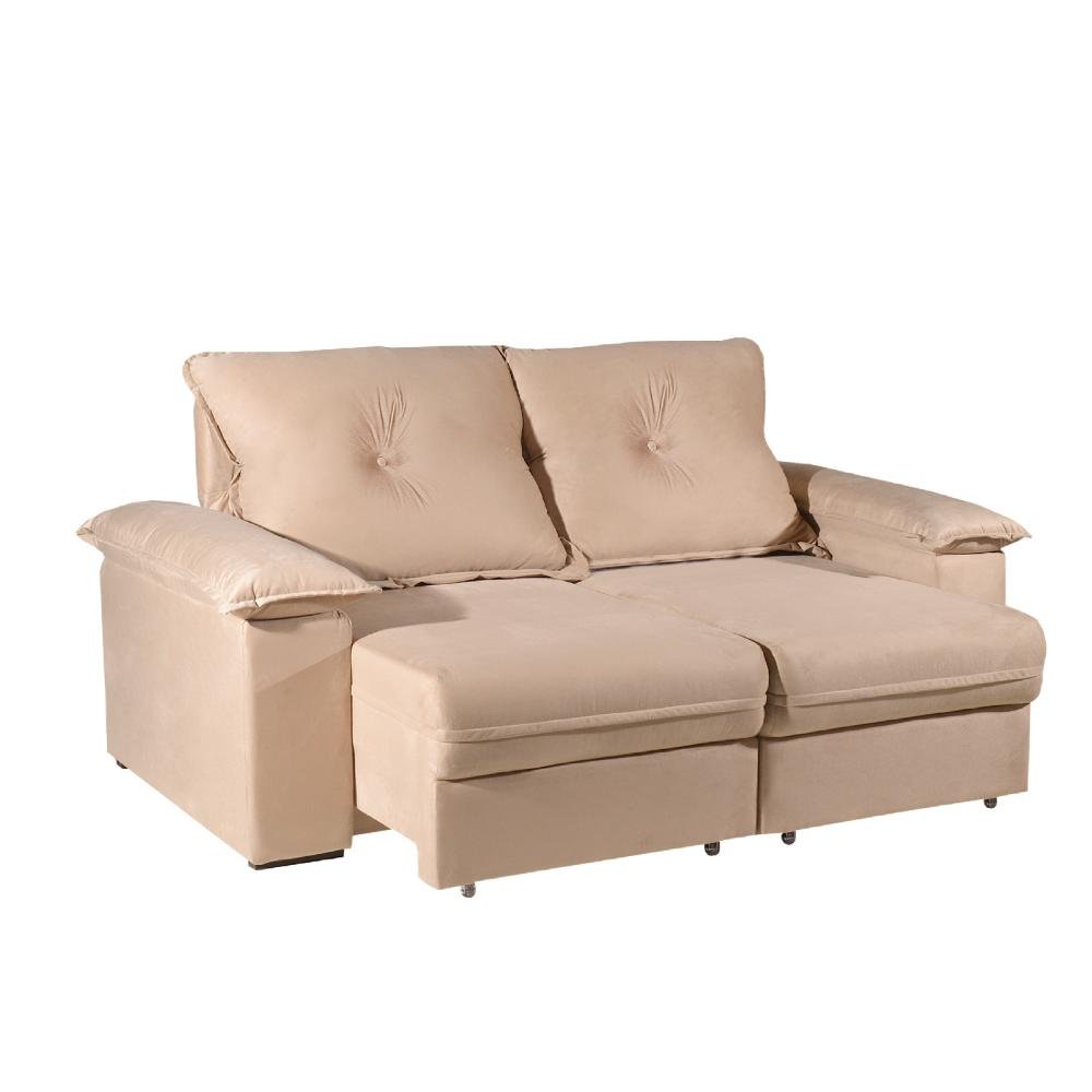 Sofá 2 Lugares 1,80m Retrátil e Reclinável Theo Bom Pastor | MadeiraMadeira