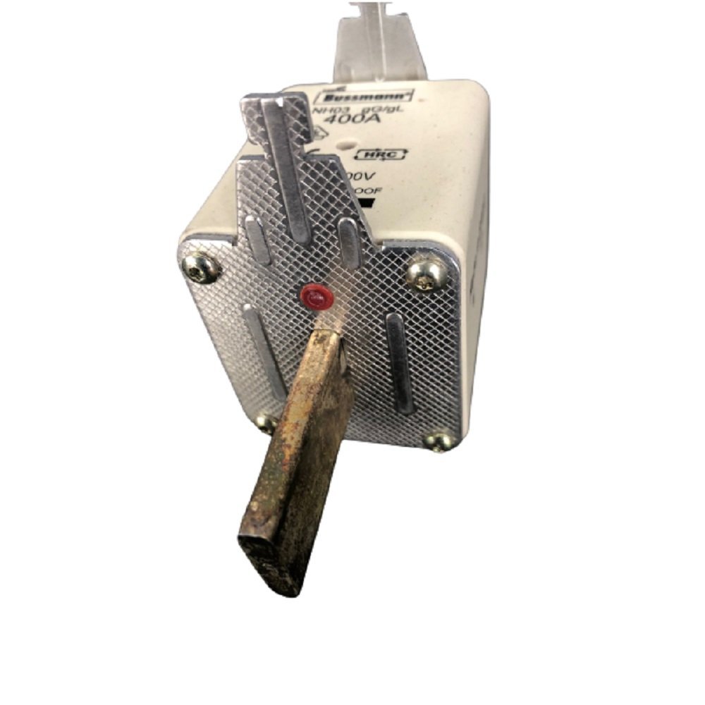 Fusível NH3 Retardado de 400A 120KA Em 500V NH3 - Bussmann 400NHG03B ...