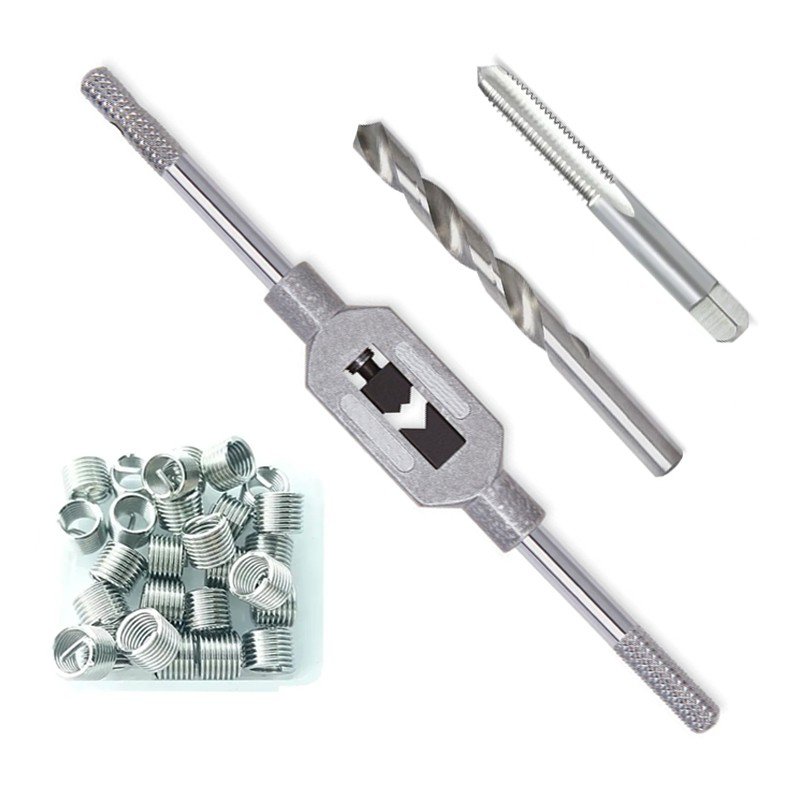 Kit Helicoil M8 X 1,25 + Macho + Broca + Desandador | MadeiraMadeira
