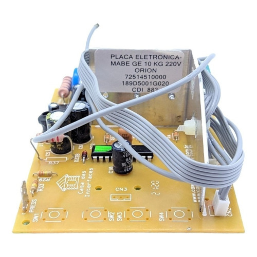 Placa Eletrônica Lavadora Mabe & Ge 13 Kg 220v 189d5001g020 ...