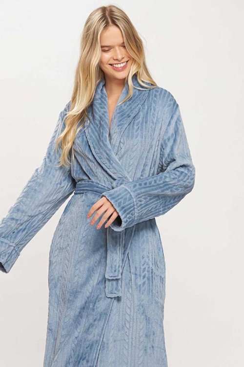 Robe Feminino Prime Confort Recco Azul - Tamanho P | MadeiraMadeira
