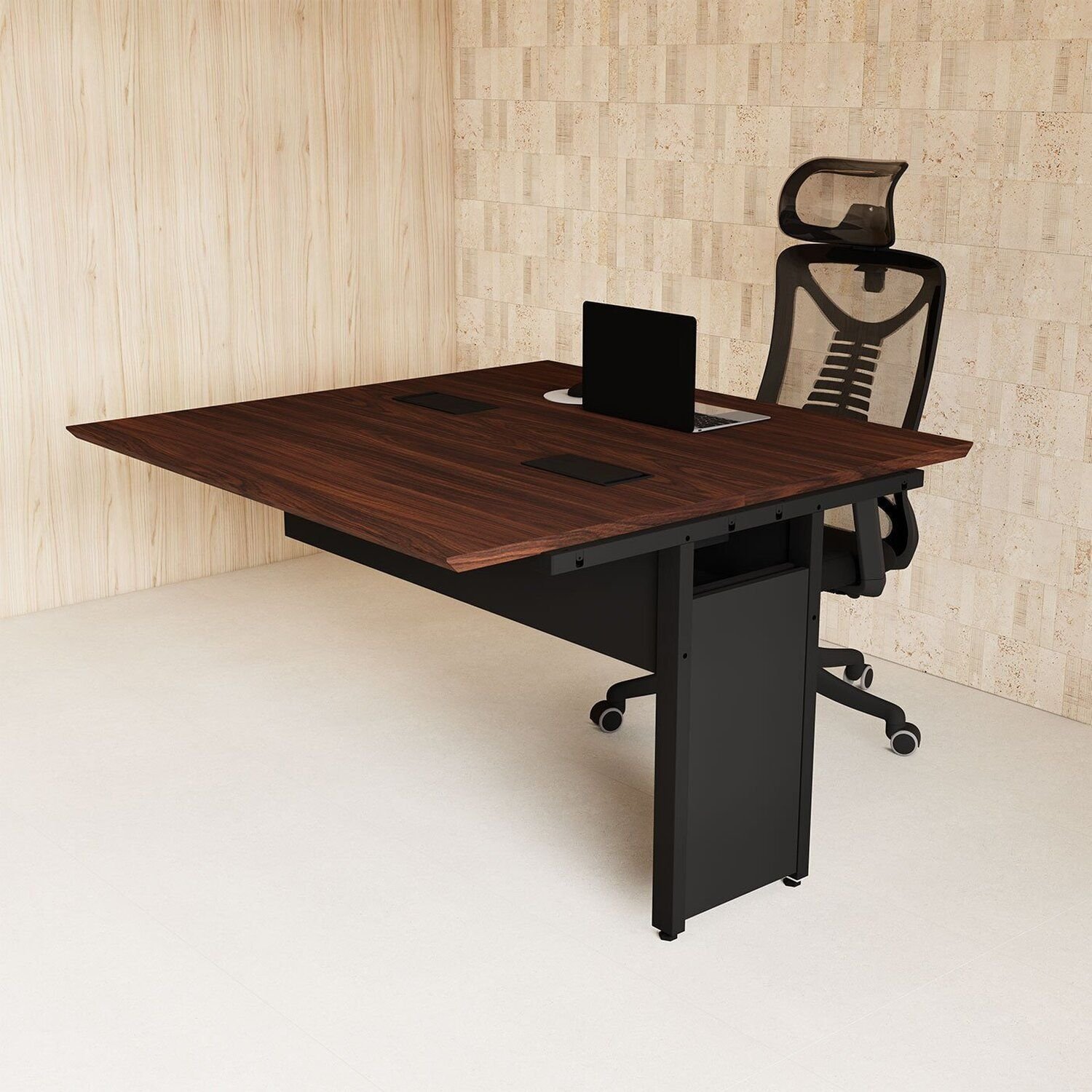 Mesa Auxiliar Dupla 120cm de Plataforma de Acoplar para Escritório com ...