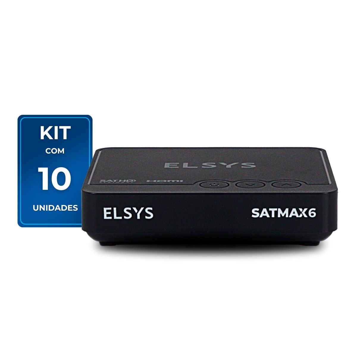 Kit Receptor Satmax 6 10-unidades Elsys | MadeiraMadeira