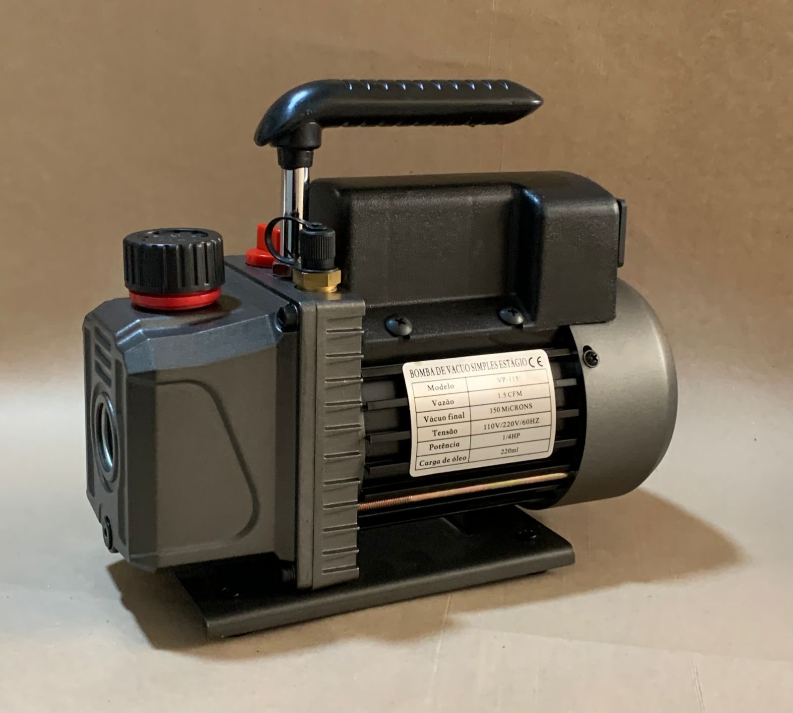 Bomba de Vácuo 1,5 CFM Simples Estágio VP115 Bivolt - Friven Tipi | MadeiraMadeira