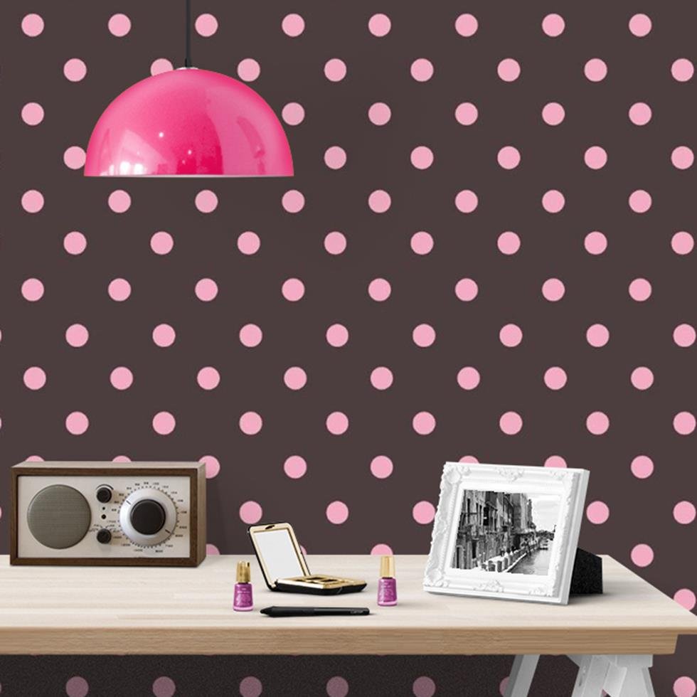 Papel de Parede Adesivo Poá 1001 0,48x2,5m | MadeiraMadeira