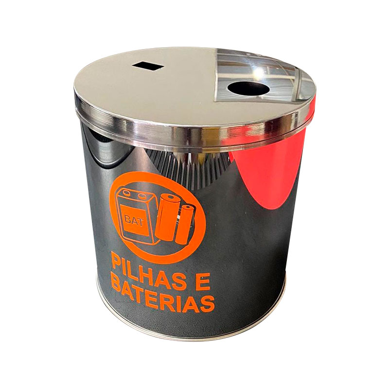 Lixeira Coletora de Pilhas e Baterias - Ecosoli Lpb-001 | MadeiraMadeira