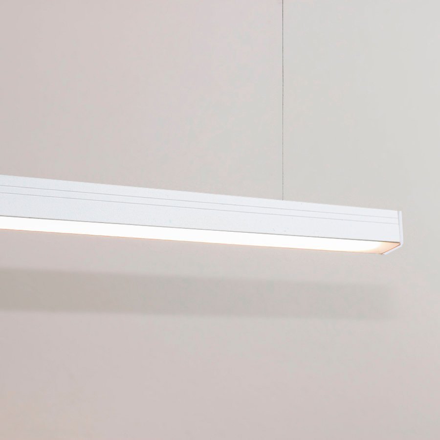 Pendente LED Linear Retangular 4000K 100cm Escritório PD2095 ...