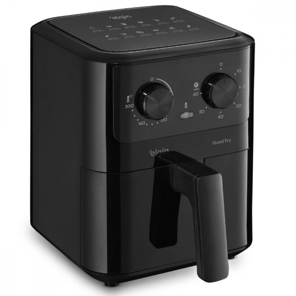 Fritadeira Elétrica Air Fryer Elgin 4,2l Quad Fry 1400w | MadeiraMadeira