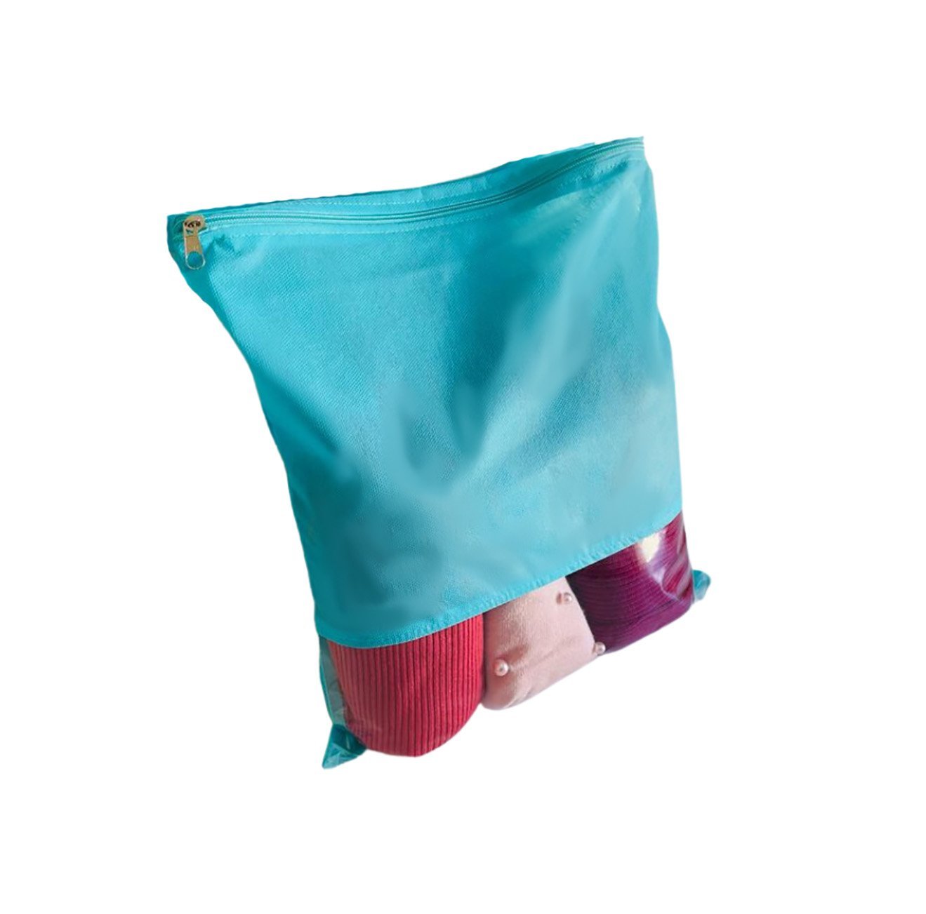 Sacos Tnt Para Guardar Roupas Com Visor E Zíper Kit 20 Unid.:Tiffany ...