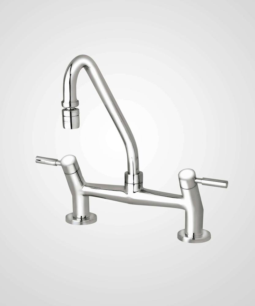 Misturador para Cozinha Slim 1256 C36 Duplo Comando Bancada Perflex ...