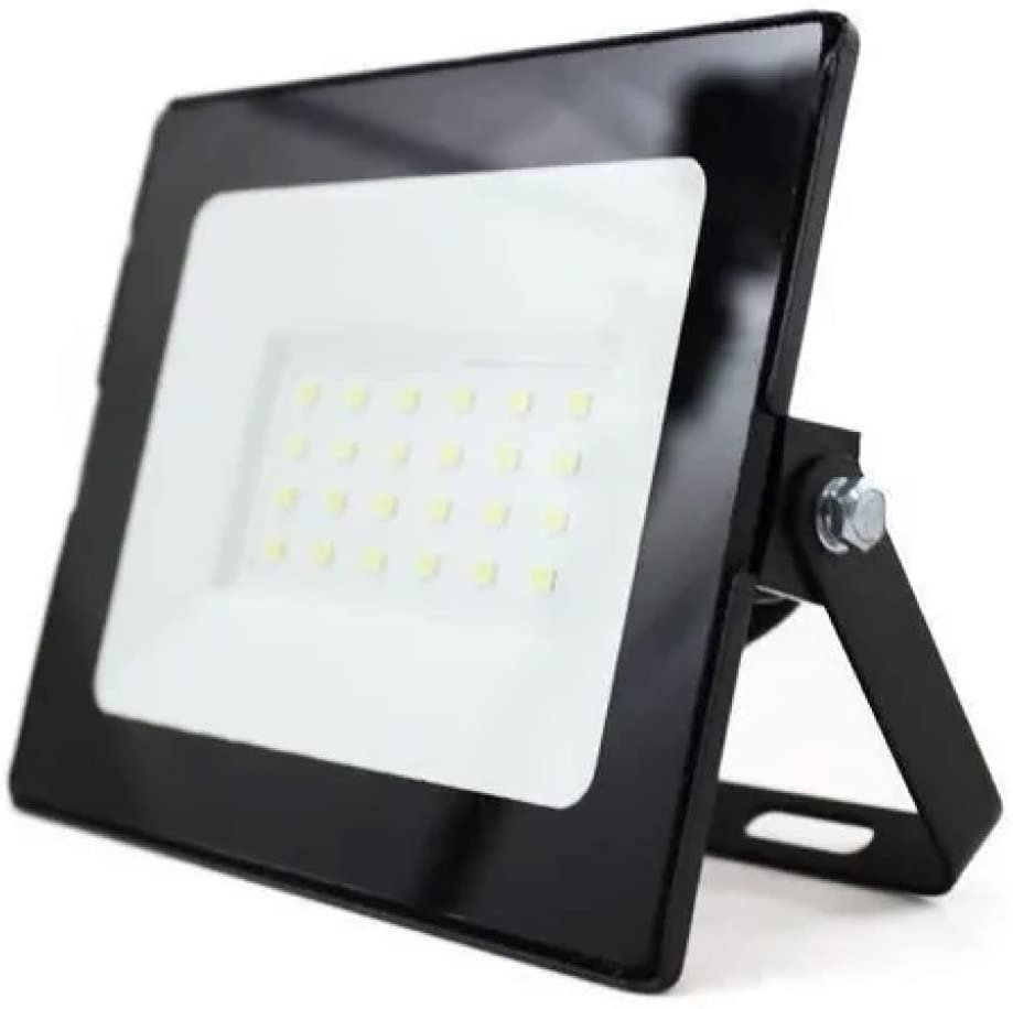 Projetor LED 100W 6500K Branca Fria Preto Bivolt Elgin | MadeiraMadeira