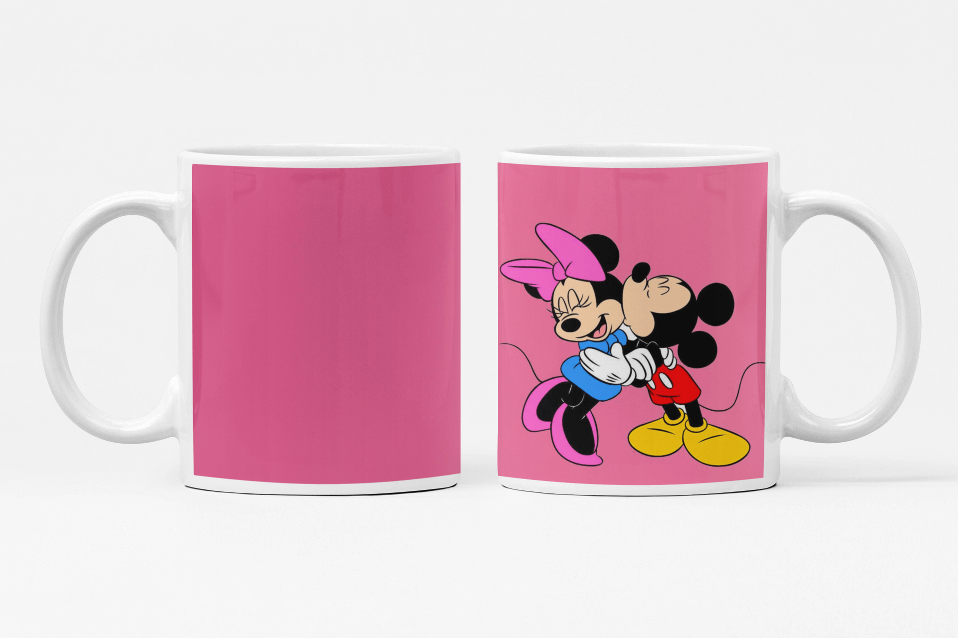 Caneca Mickey Beijando Minnie | MadeiraMadeira