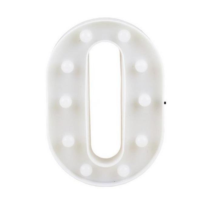 Letra Led 3D Luminária Decorativa – O | MadeiraMadeira