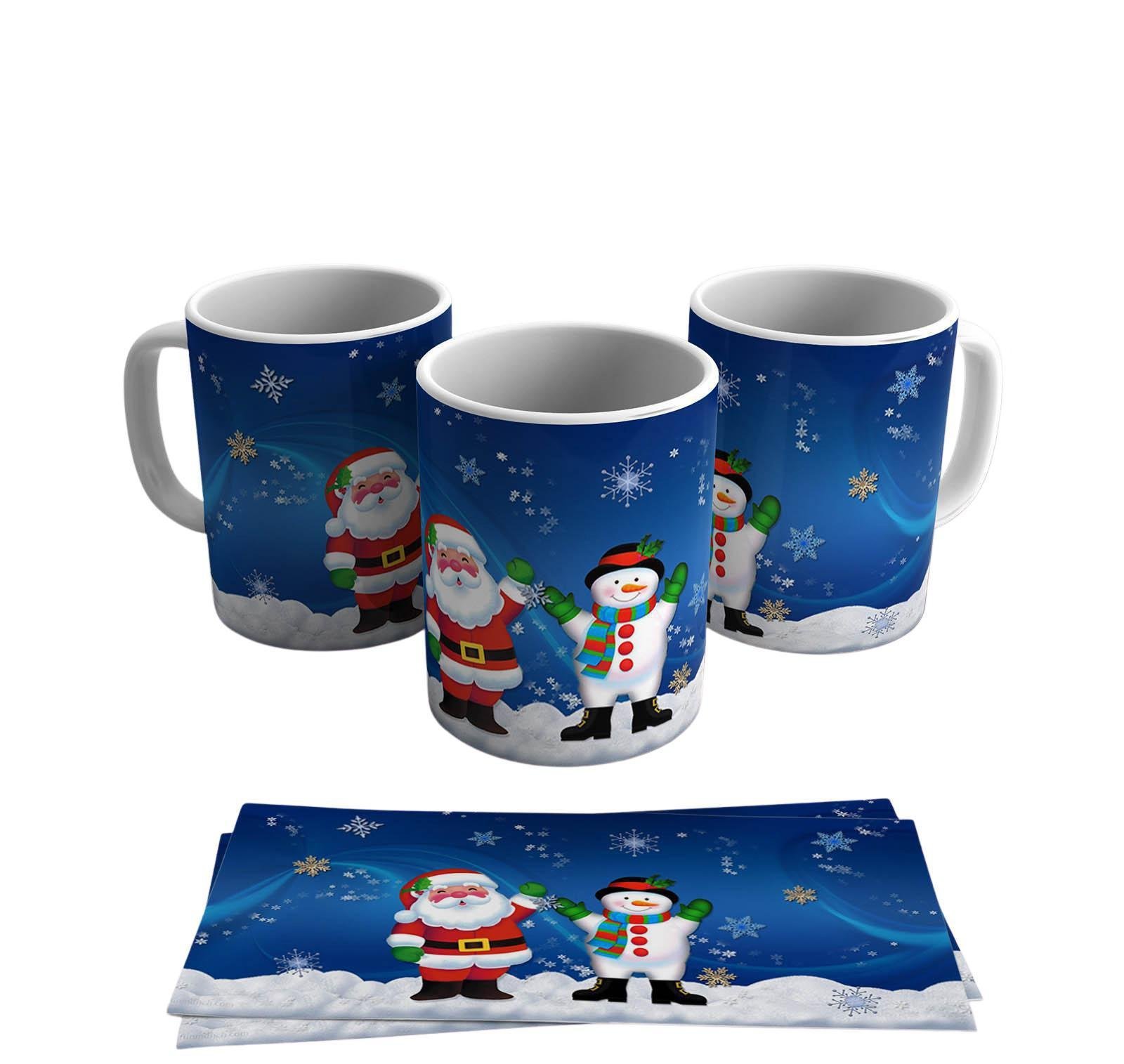 Caneca Personalizada De Natal Com Papai Noel 5163 | MadeiraMadeira