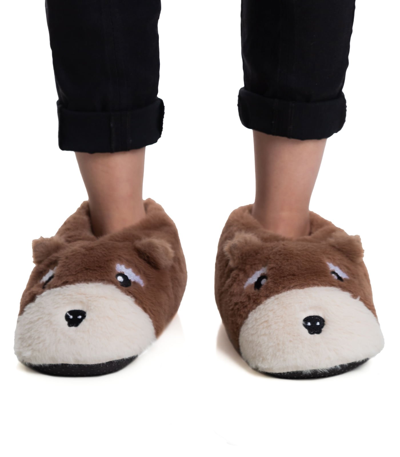 Pantufa Funny Bene Casa Marrom 37/38 | MadeiraMadeira