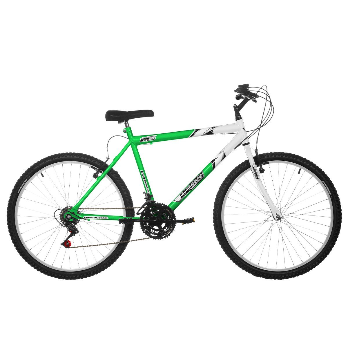 Bicicleta Ultra Bikes Aro 26 Masculina Bicolor Verde Kw - Branco ...